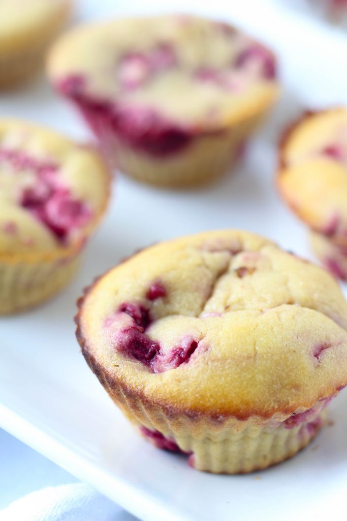 Healthy Raspberry Muffins with Greek Yogurt - Hungry Hobby
