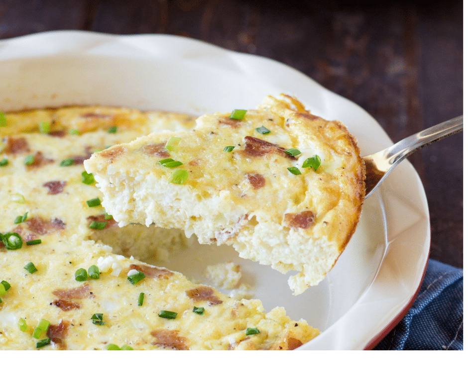Healthier Crustless Quiche Lorraine - Gluten Free Recipe