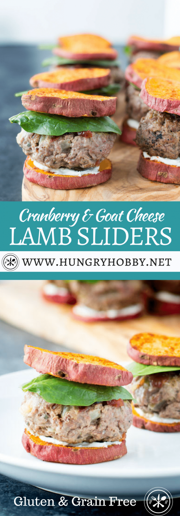 Cranberry & Goat Cheese Lamb Sliders - Gluten & Grain Free