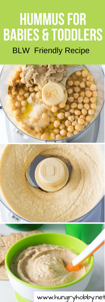 Homemade Hummus for Babies - Hungry Hobby