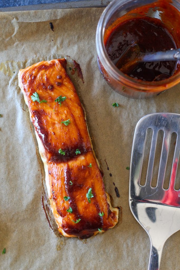 Honey Chipotle Salmon - Hungry Hobby