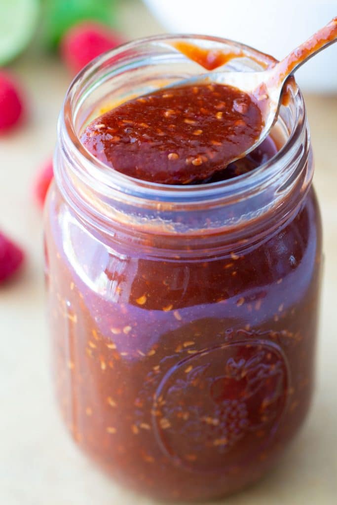 Raspberry Chipotle Sauce - Hungry Hobby