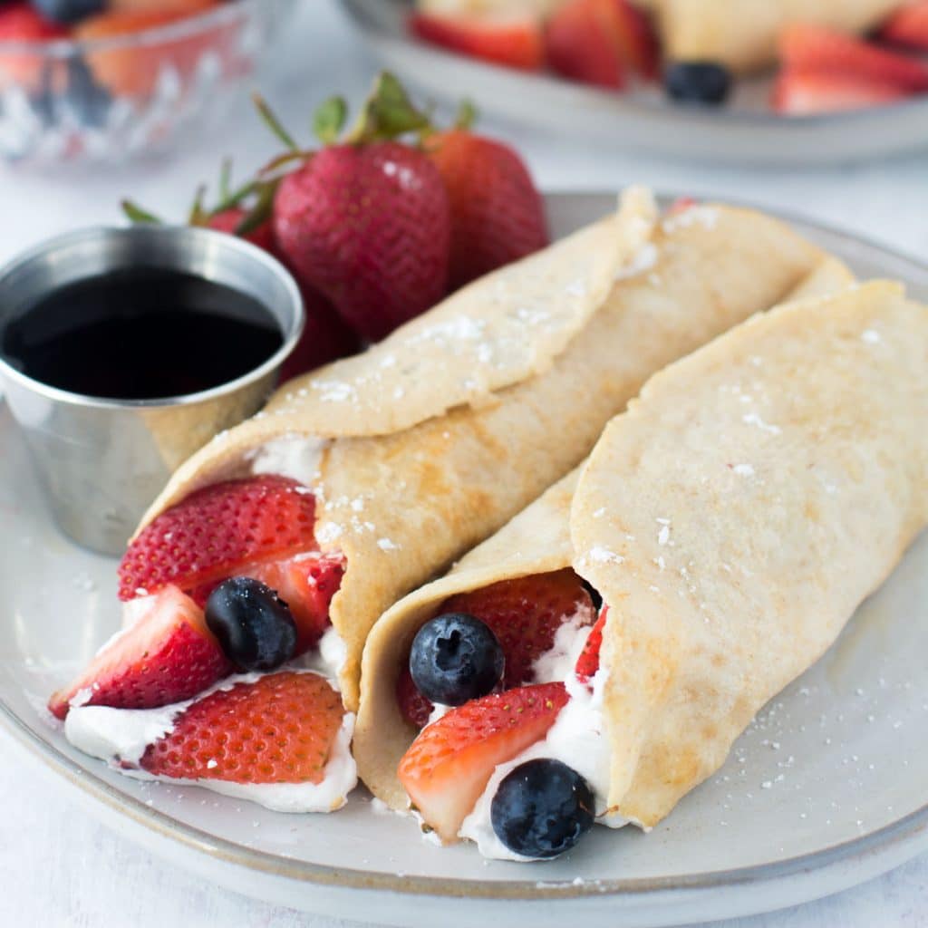 Egg White Crepes - Hungry Hobby