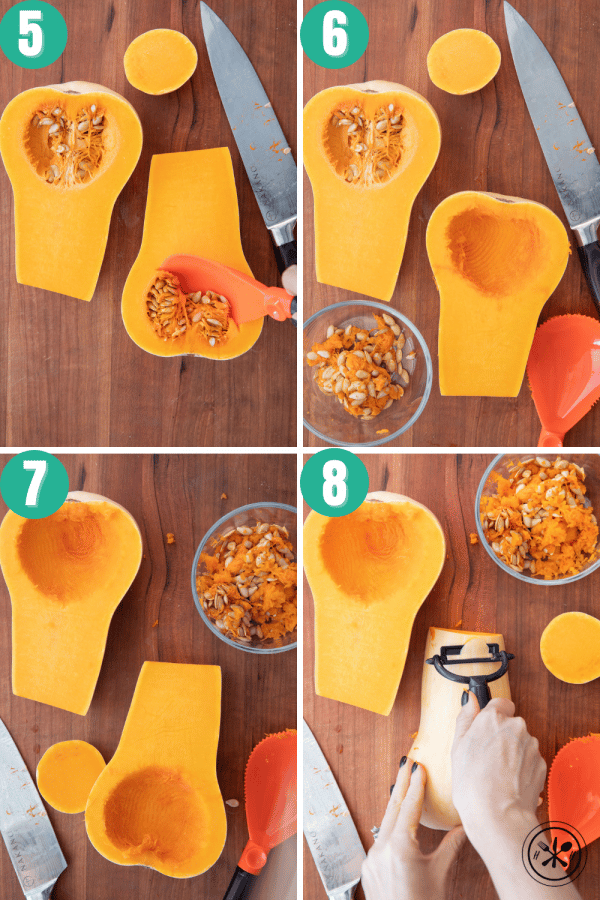 Roasted Butternut Squash Whole & Halves - Hungry Hobby