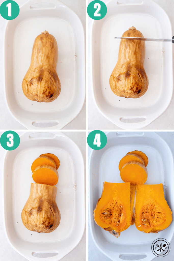 Roasted Butternut Squash Whole & Halves - Hungry Hobby