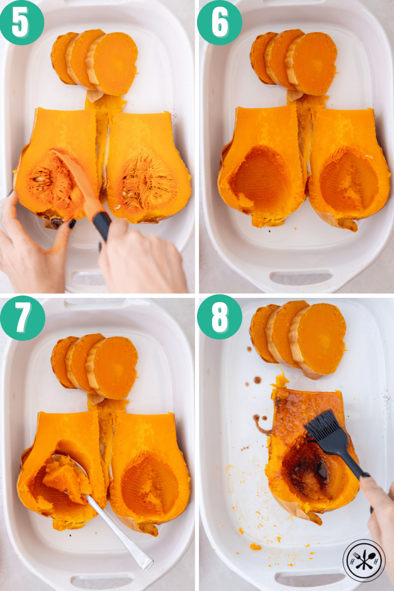Roasted Butternut Squash Whole & Halves - Hungry Hobby