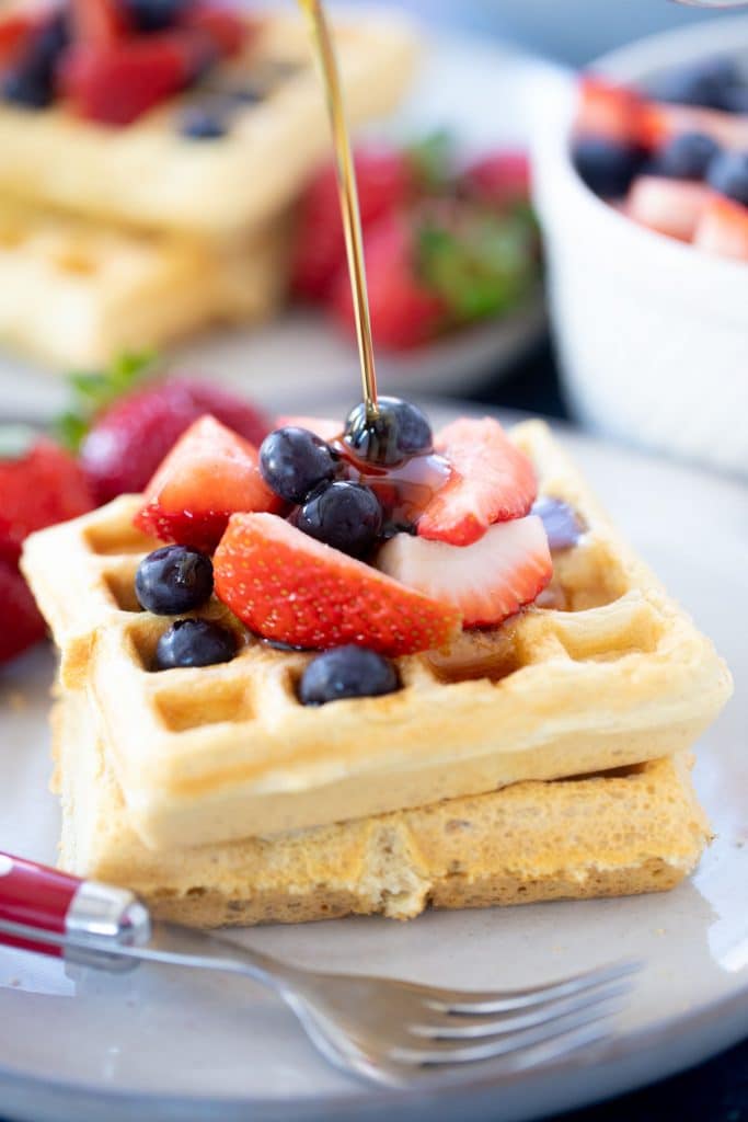 Protein Powder Waffles - Hungry Hobby