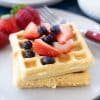 Protein Powder Waffles - Hungry Hobby