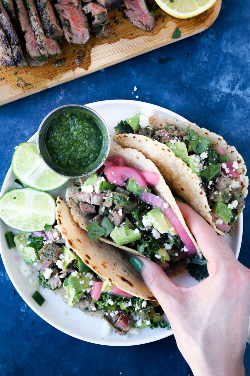 Chimichurri Steak Tacos