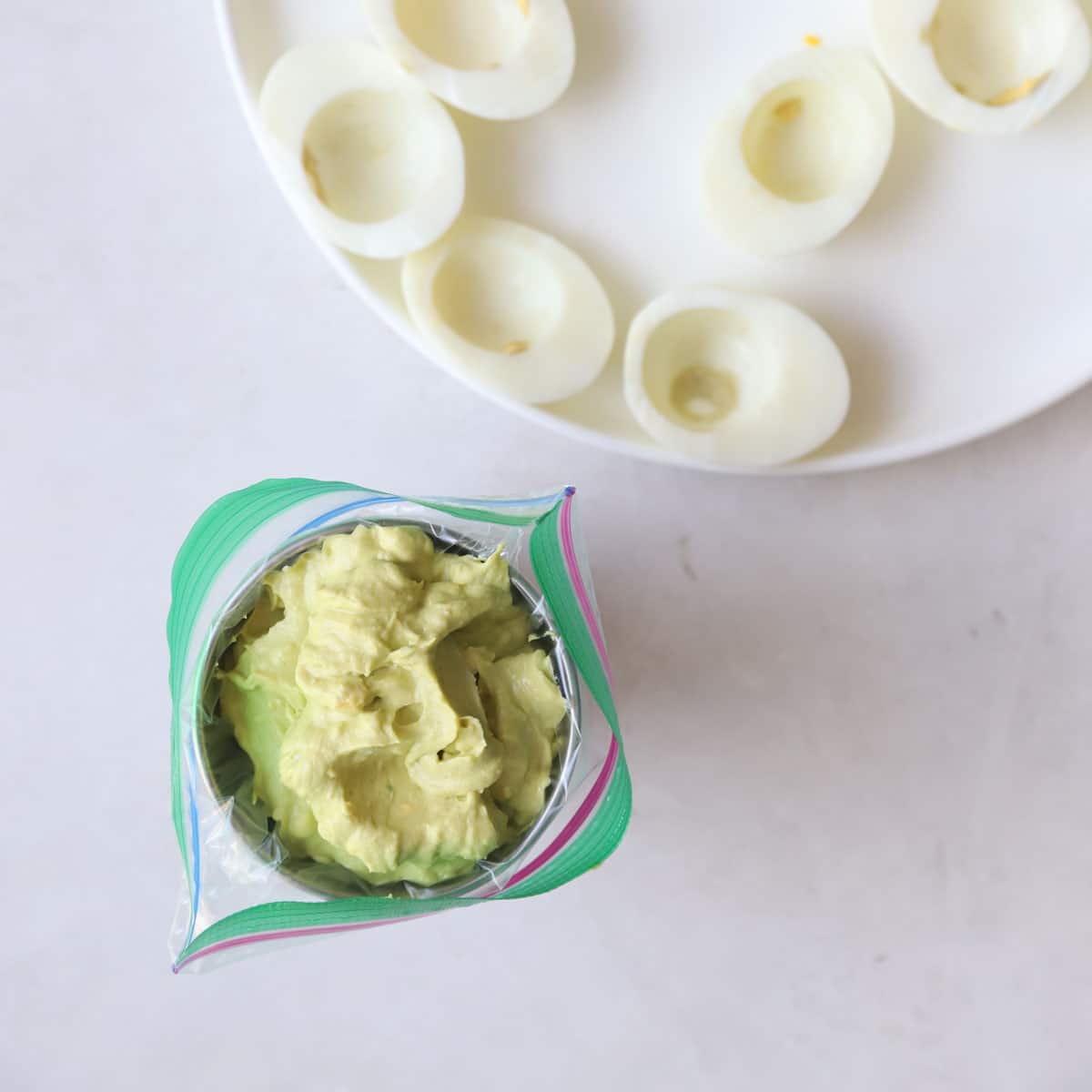 Zesty Avocado Deviled Eggs with Tajin - Hungry Hobby